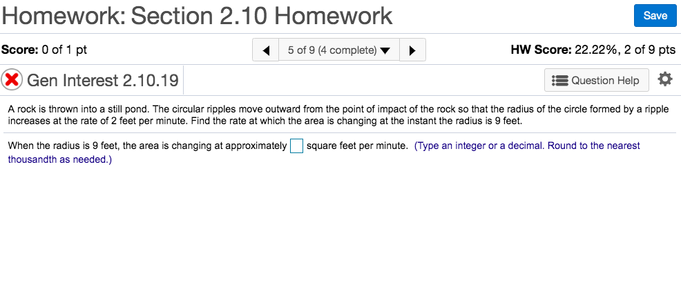 Solved Homework Section 2 10 Homeworlk Save Score 0 Of 1