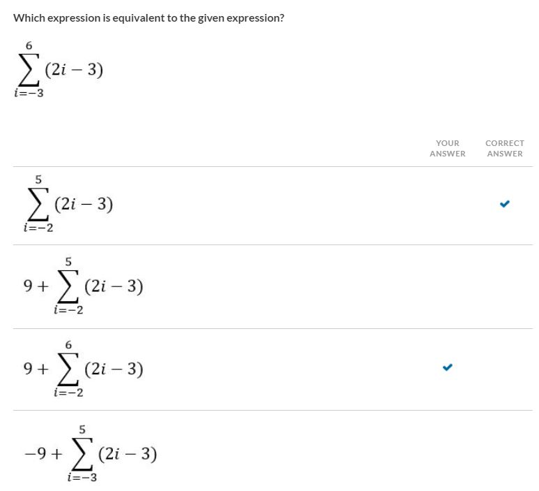 Solved Which expression is equivalent to the given | Chegg.com