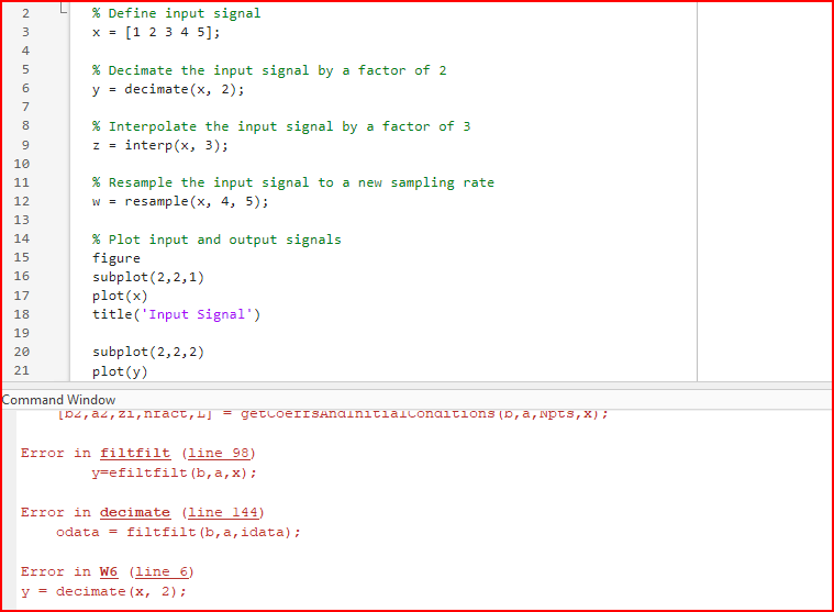 Solved THIs SCRIPT DOES NOT WORK IN MATLAB R2022b PLEASE FIX | Chegg.com