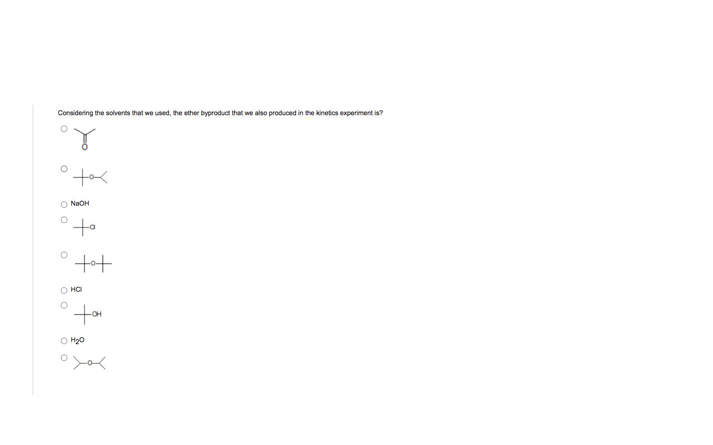 Solved Considering the solvents that we used, the ether | Chegg.com