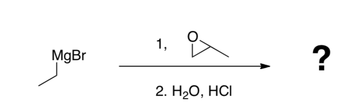 Solved 1. MgBr ? 2. H20, HCI | Chegg.com