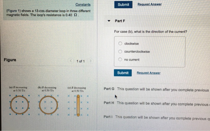 Solved For case (b), what is the induced emf? Express your | Chegg.com