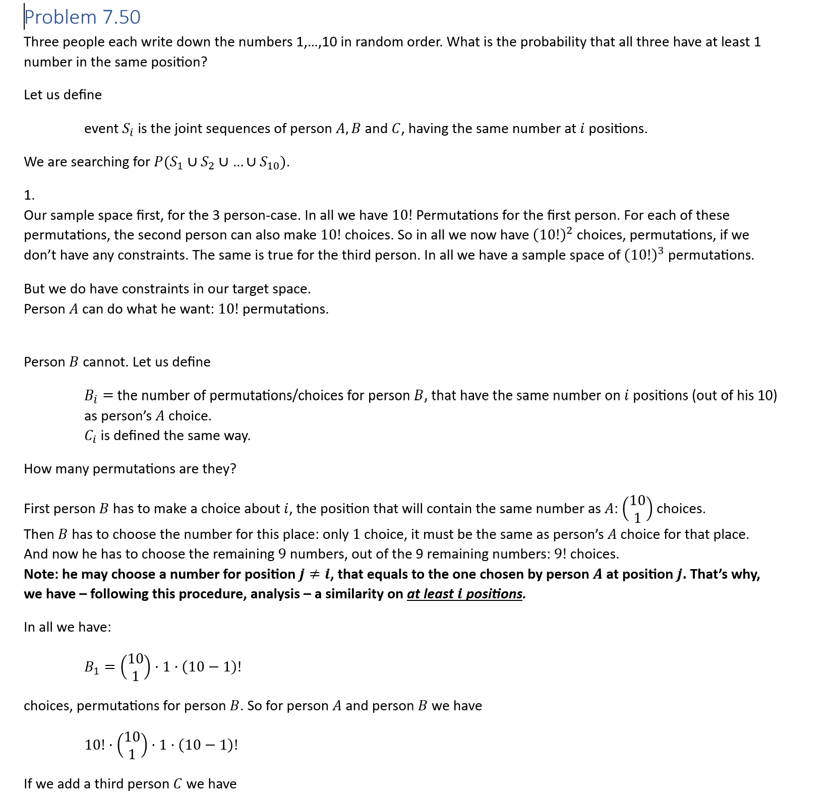 Tijms - Understanding Probability. Solution to 7.50P | Chegg.com