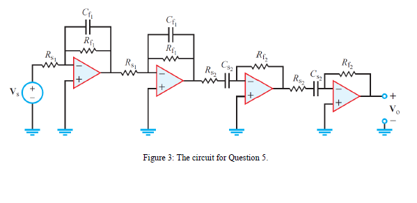 Solved The element values in the circuit of the second-order | Chegg.com