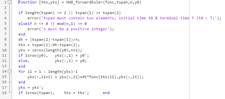 {y′=−m[y2−e−2t(t2+1)2]−y+2te−ty(0)=1Q2 (MATLAB, 15pts | Chegg.com