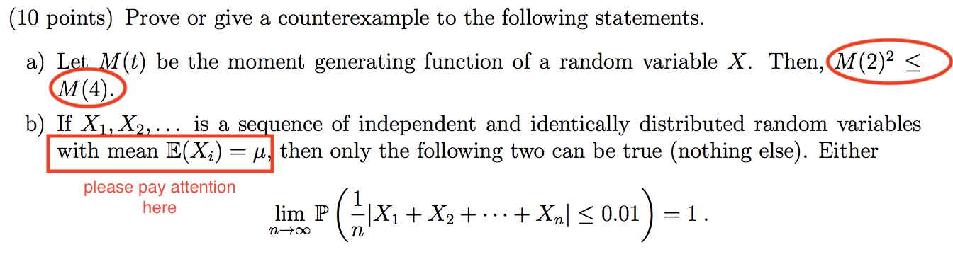 Solved (10 points) Prove or give a counterexample to the | Chegg.com