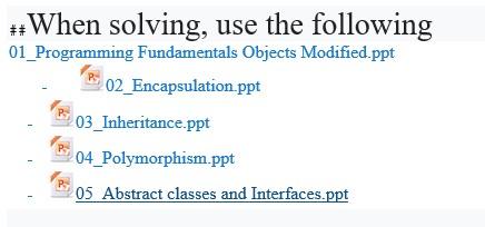 Solved In java (oop) Create a new project and give it a name | Chegg.com