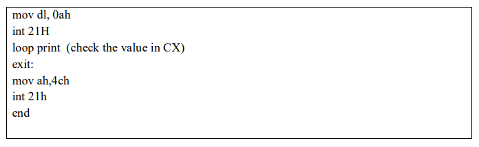 The loop instruction provides a simple way to repeat | Chegg.com