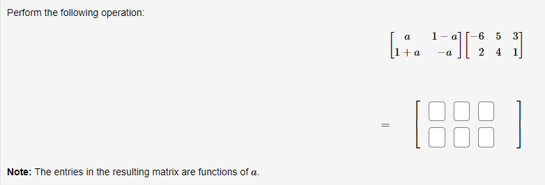 Solved Perform the following operation: | Chegg.com