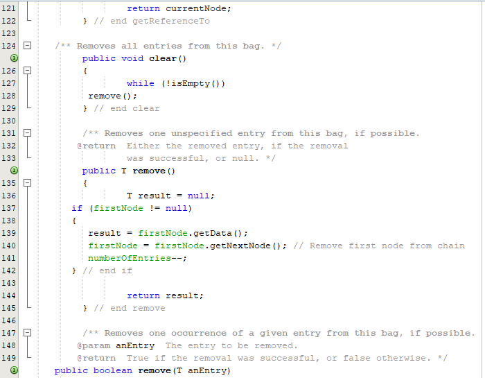 Solved Add the following methods to BagInterface and | Chegg.com