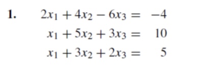 Solved Find the upper triangular form of the linear system | Chegg.com