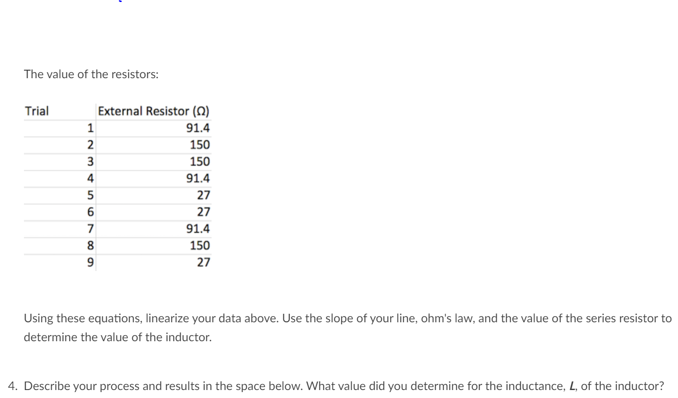 1. Use the table and graph to plot current over time | Chegg.com