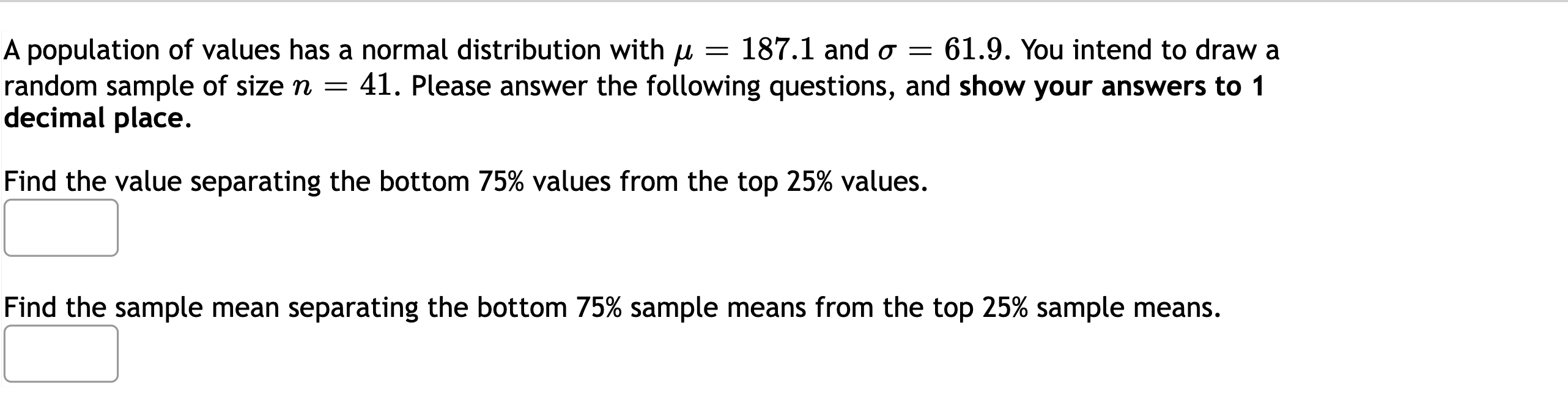 Solved A population of values has a normal distribution with | Chegg.com