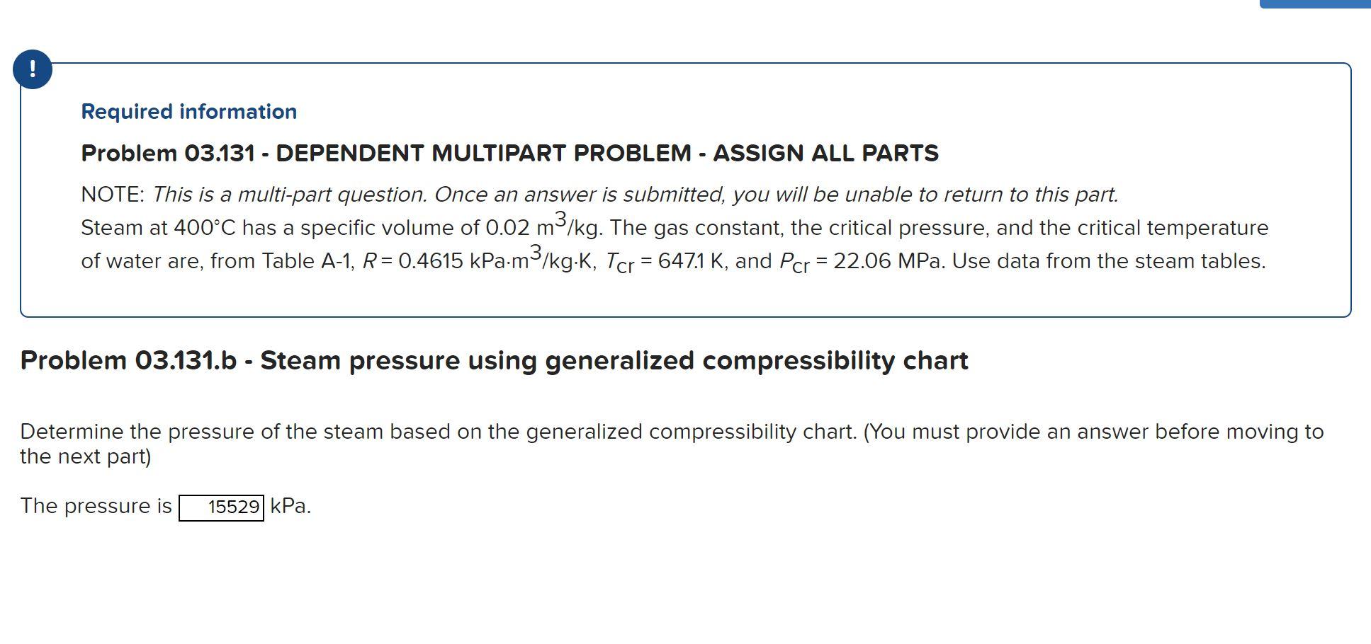 Solved Required information Problem 03.131 - DEPENDENT | Chegg.com