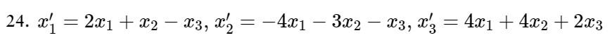 Solved In Problems 17 through 25, the eigenvalues of the | Chegg.com