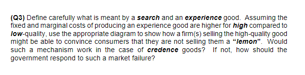 Solved (Q3) Define carefully what is meant by a search and | Chegg.com