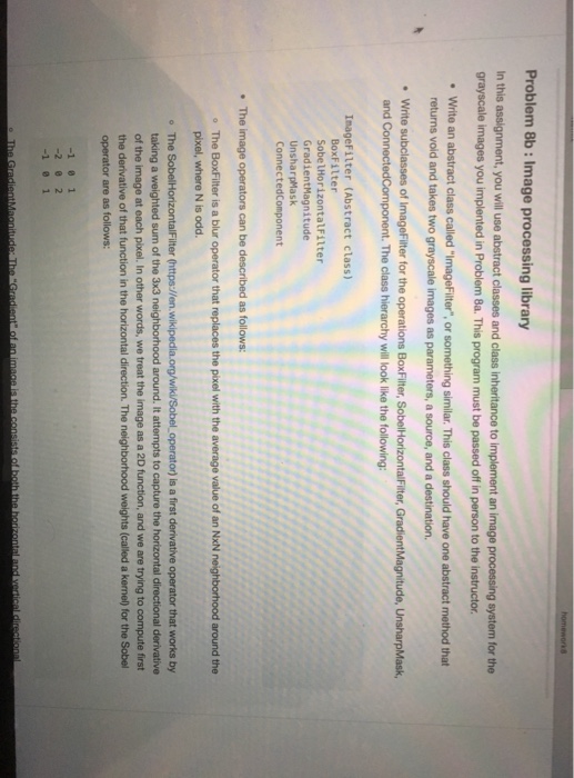 Problem 8b : Image processing library In this | Chegg.com