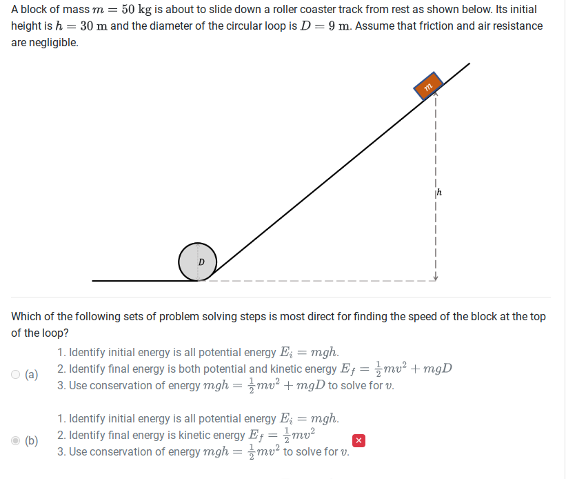Solved A block of mass m=50 kg is about to slide down a | Chegg.com