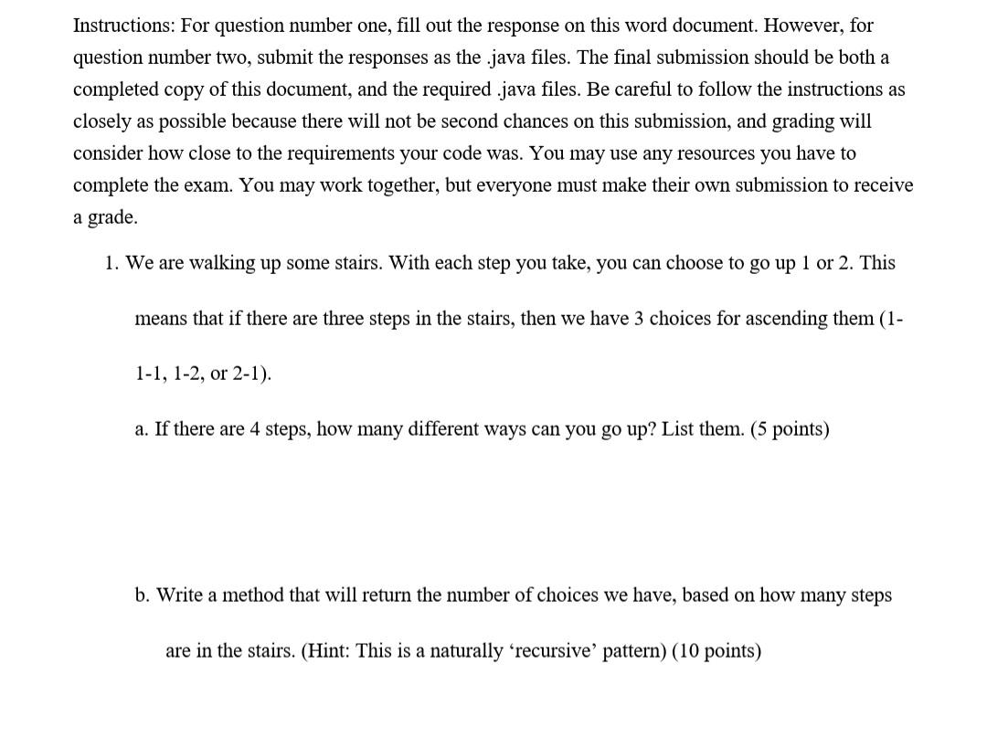 Solved nstructions: For question number one, fill out the | Chegg.com