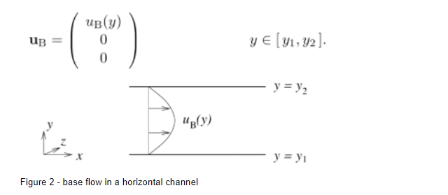 Solved Figure 2 - base flow in a horizontal channelConsider | Chegg.com