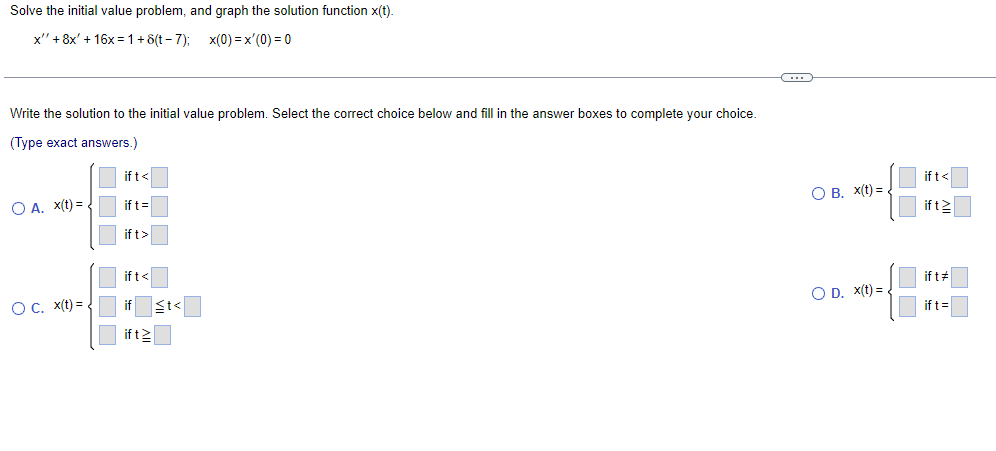 Solve the initial value problem, and graph the | Chegg.com