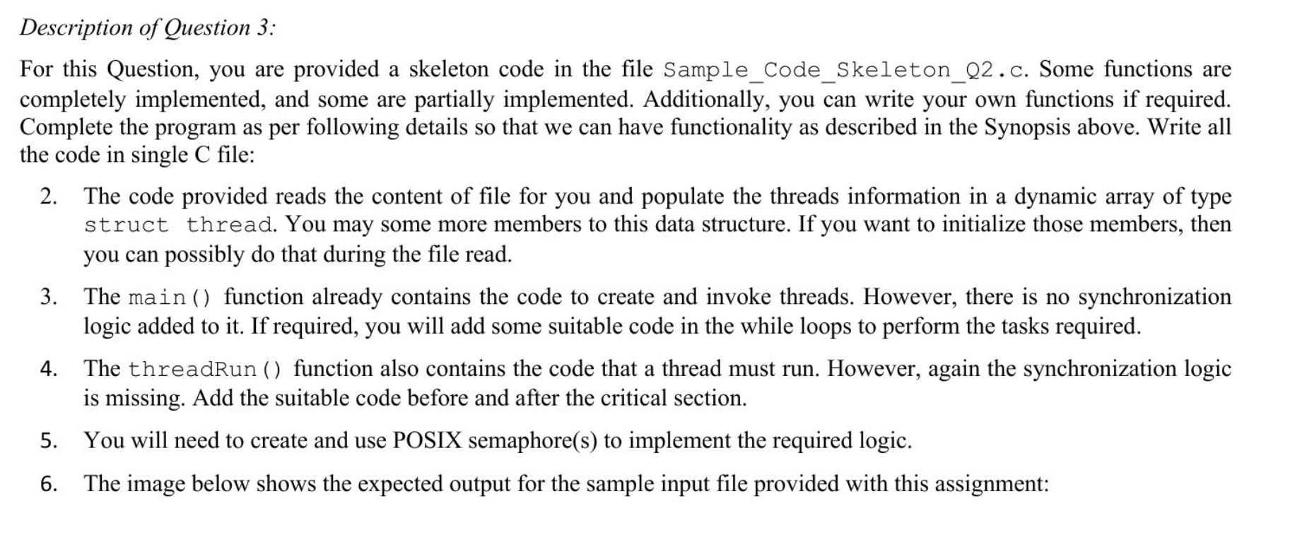Solved Sample code: #include #include | Chegg.com
