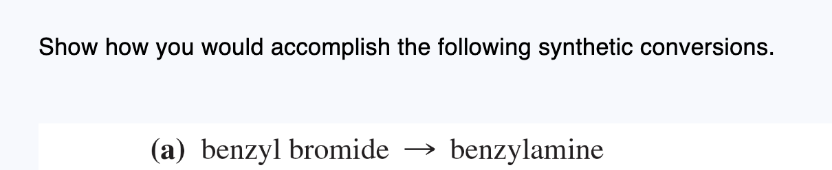 Solved Show how you would accomplish the following synthetic | Chegg.com