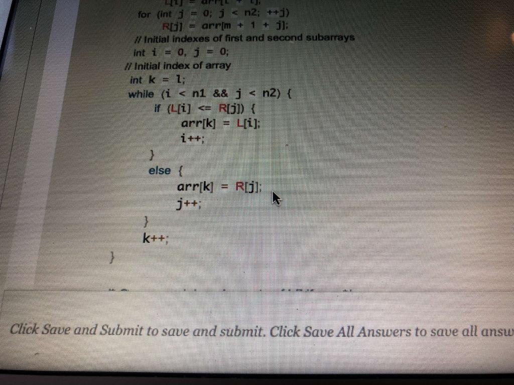 Solved The worst-case complexity of mergesort is on log n | Chegg.com