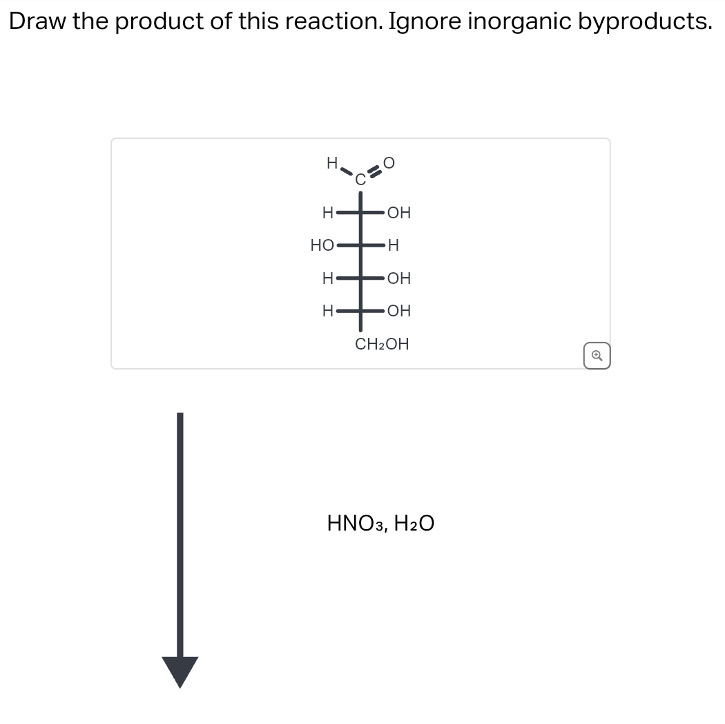 Solved Draw the product of this reaction. Ignore inorganic | Chegg.com