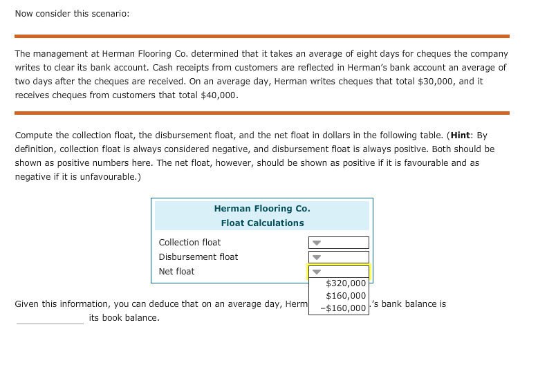Solved 2. Cheque clearing and the use of float Aa Aa Float | Chegg.com