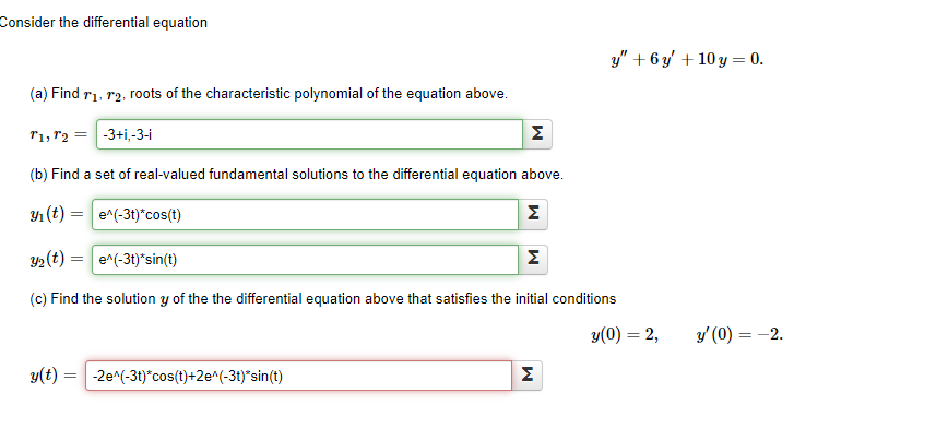 Solved Consider the differential equation (a) Find 11, 12. | Chegg.com