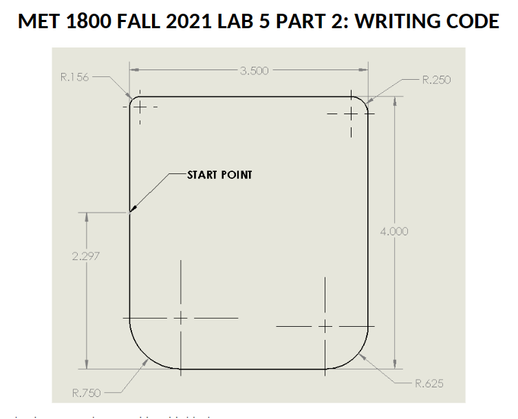 need a little help writing TWO separate G codes for | Chegg.com