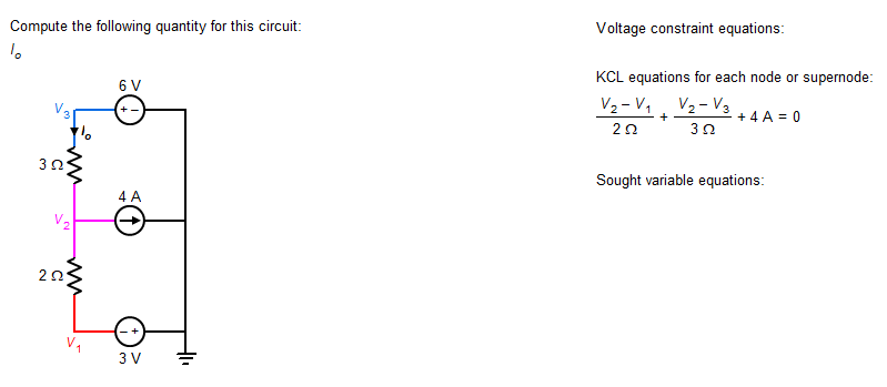 Solved Compute the following quantity for this circuit: | Chegg.com