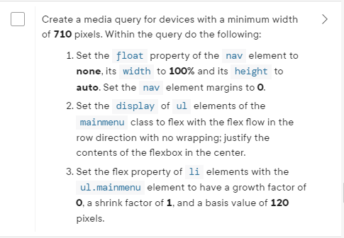Solved Complete each task listed. Each task contains | Chegg.com