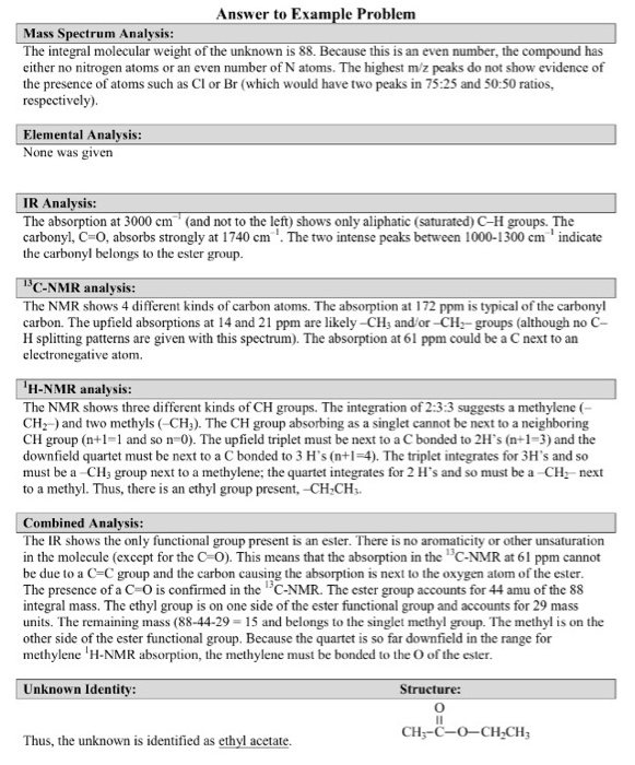 Solved II. Combined Spectra Problems For each set of spectra | Chegg.com