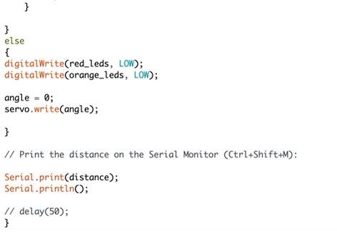 Solved #include #define trigPin 3 // Trigger Pin #define | Chegg.com