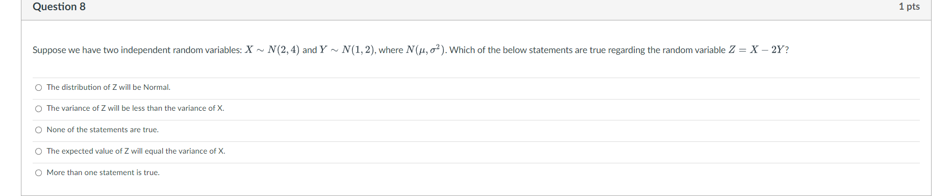 Solved Suppose We Have Two Independent Random Variables 