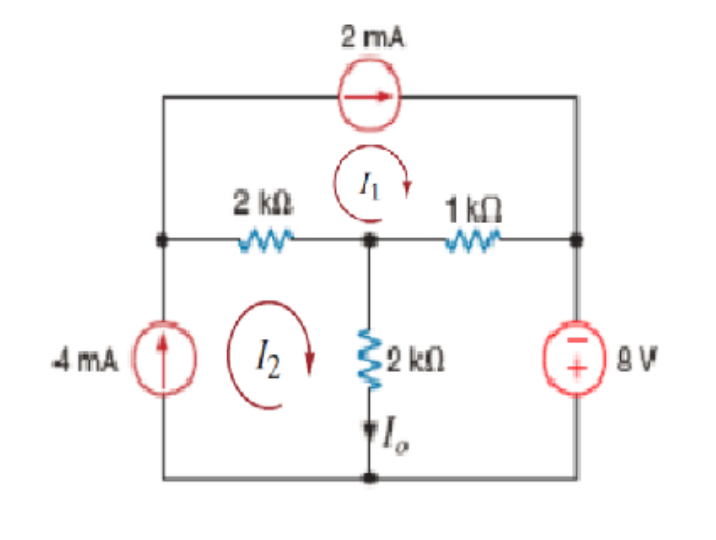 Solved Use Loop Analysis To Find The Current Io In The 4905