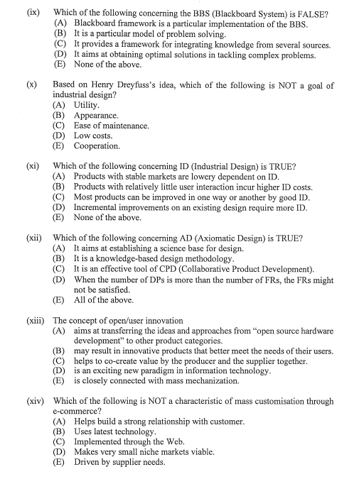 Solved There are 15 multiple choice questions in PART I. | Chegg.com