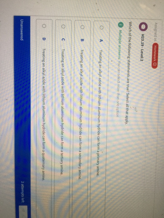 Solved Assigned as Homework @ H23.19- Level 2 Which of the | Chegg.com Solved Assigned as Homework @ H23.19- Level 2 Which of the | Chegg.com