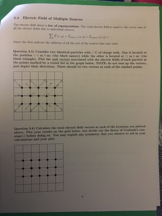 Solved 2 Vector Fields Activity: Calculation and | Chegg.com