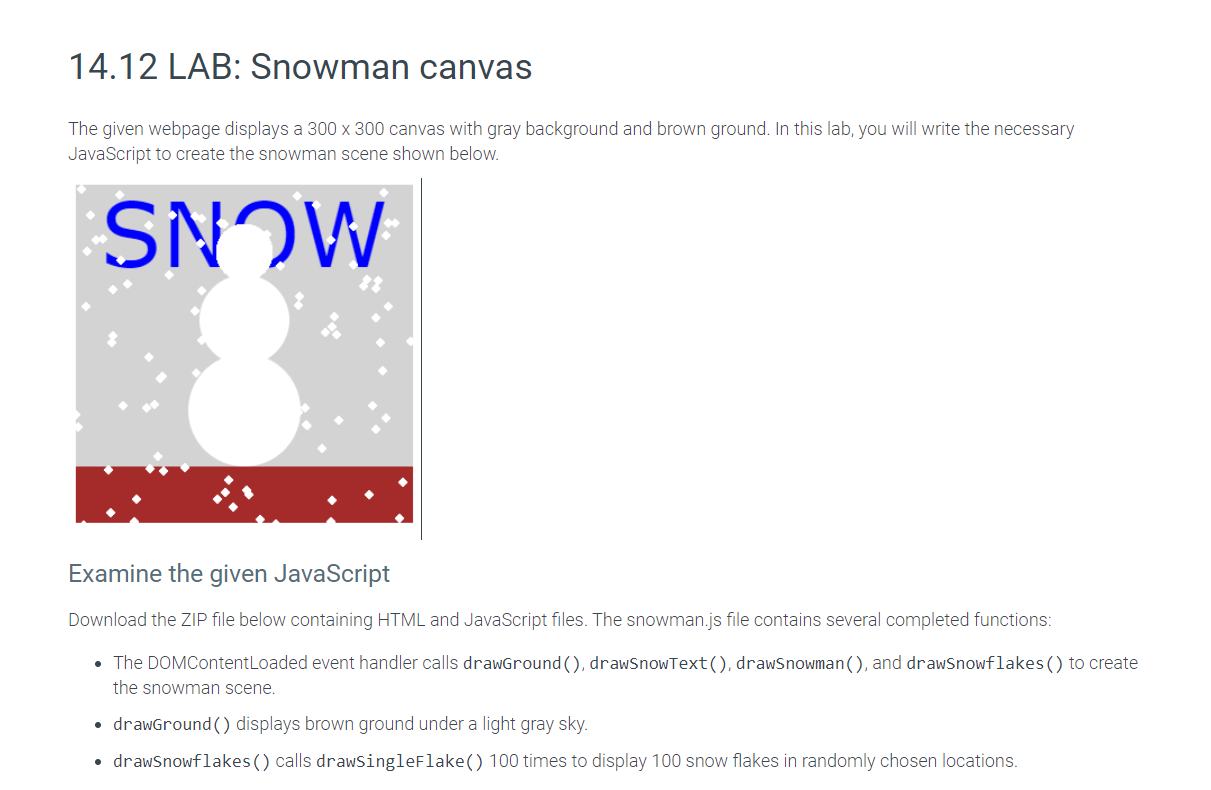Solved The given webpage displays a 300×300 canvas with gray | Chegg.com