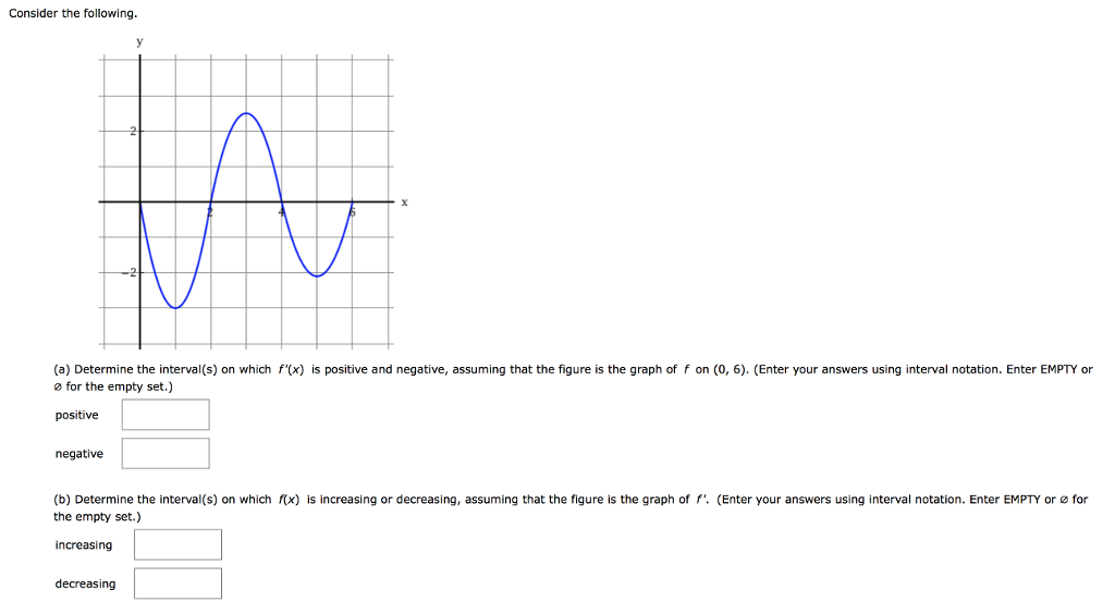 Solved Consider the following (a) Determine the interval(s) | Chegg.com