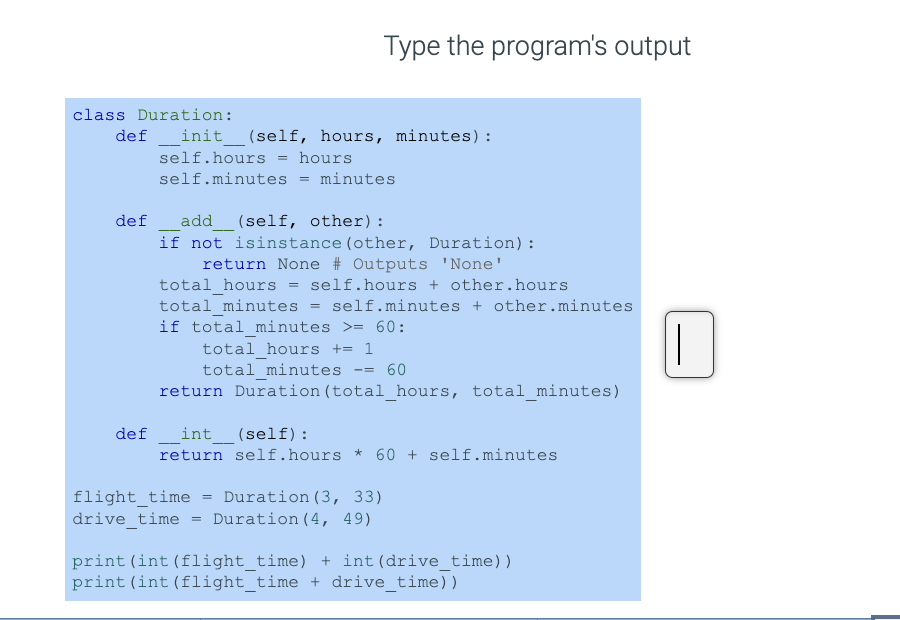 Solved Type the program's output | Chegg.com