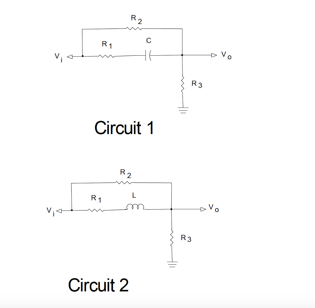 Solved Predict the behavior of the ciits given below at very | Chegg.com