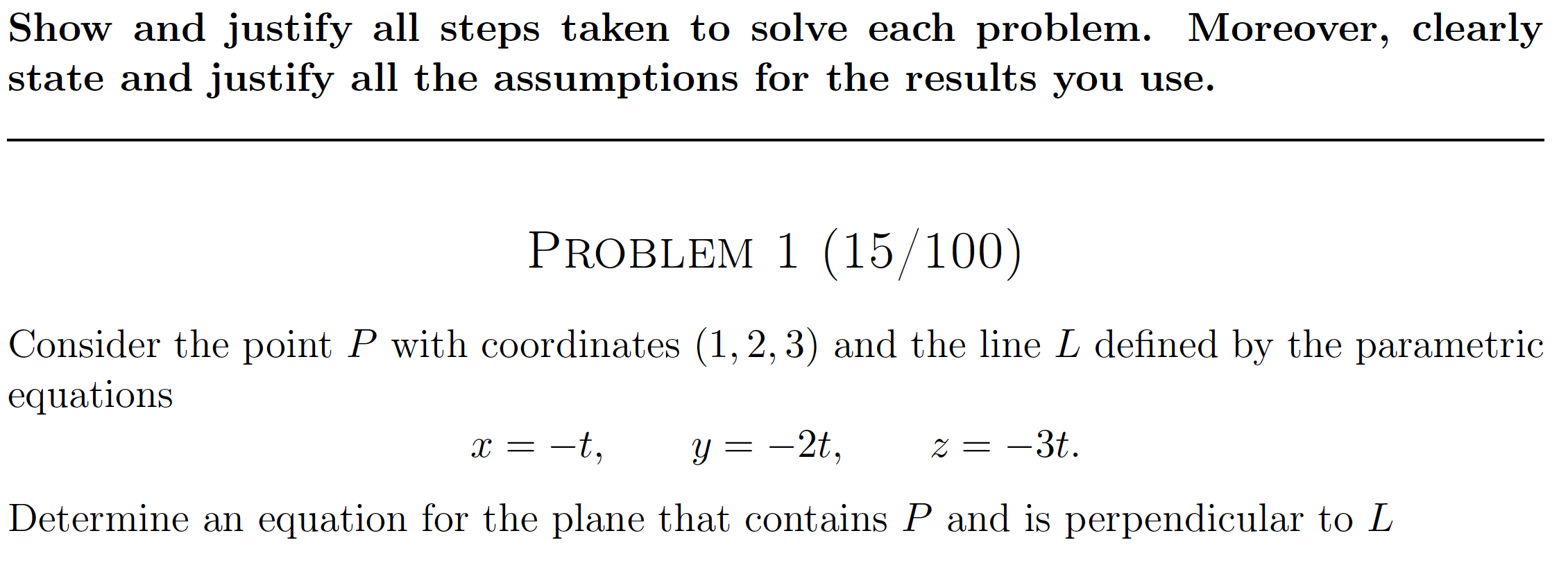 Solved Show and justify all steps taken to solve each | Chegg.com