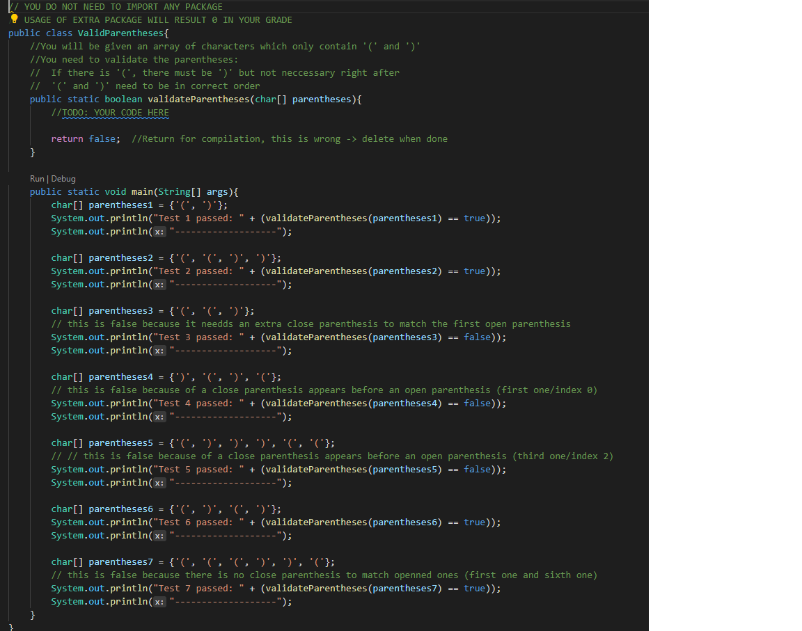 Solved YOU DO NOT NEED TO IMPORT ANY PACKAGE USAGE OF EXTRA | Chegg.com