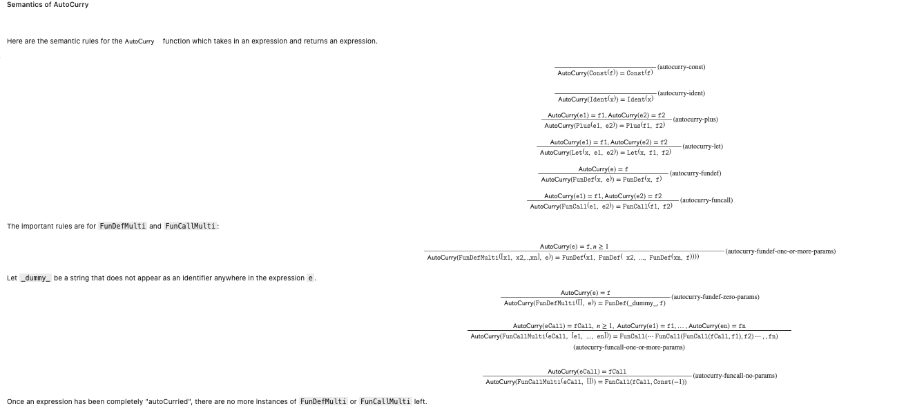 Solved 2 B: Converting Multi Argument Functions into Curried | Chegg.com