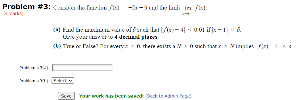 Solved Problem #3: Consider the function f(x) = -5x + 9 and | Chegg.com