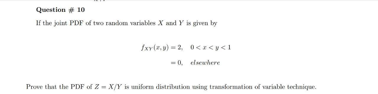 Solved Solve IT by using transformation techniques in | Chegg.com